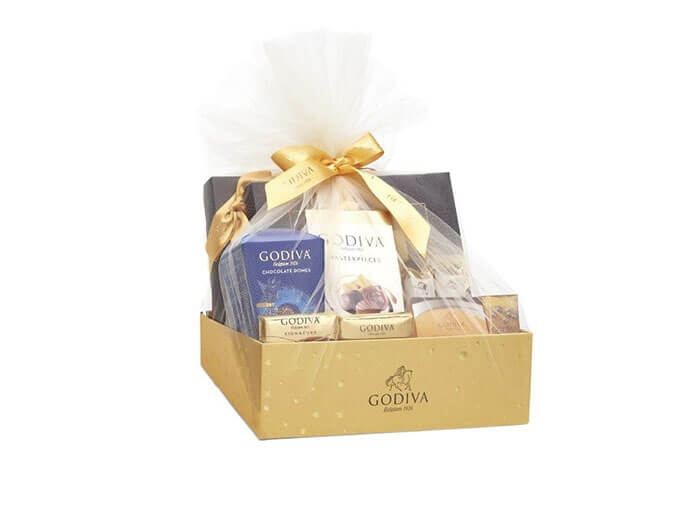 Godiva Gold Hamper - Çikolata Sepeti - Bloom and Fresh